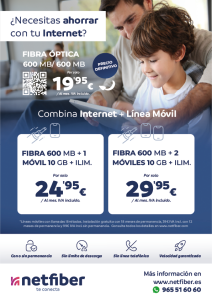 Fibra Óptica en San Juan desde 14,95€/mes - Netfiber